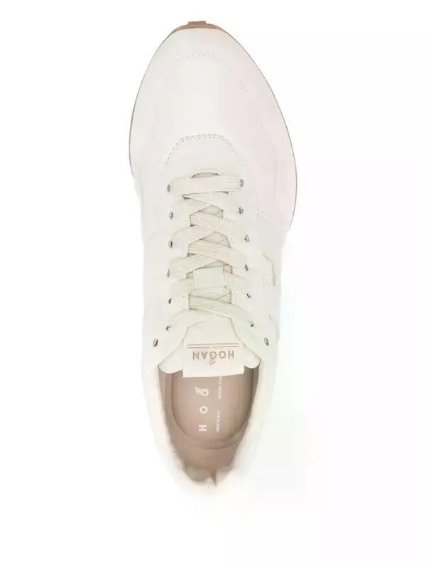 Hogan H-logo Platform Sneakers - Neutrals