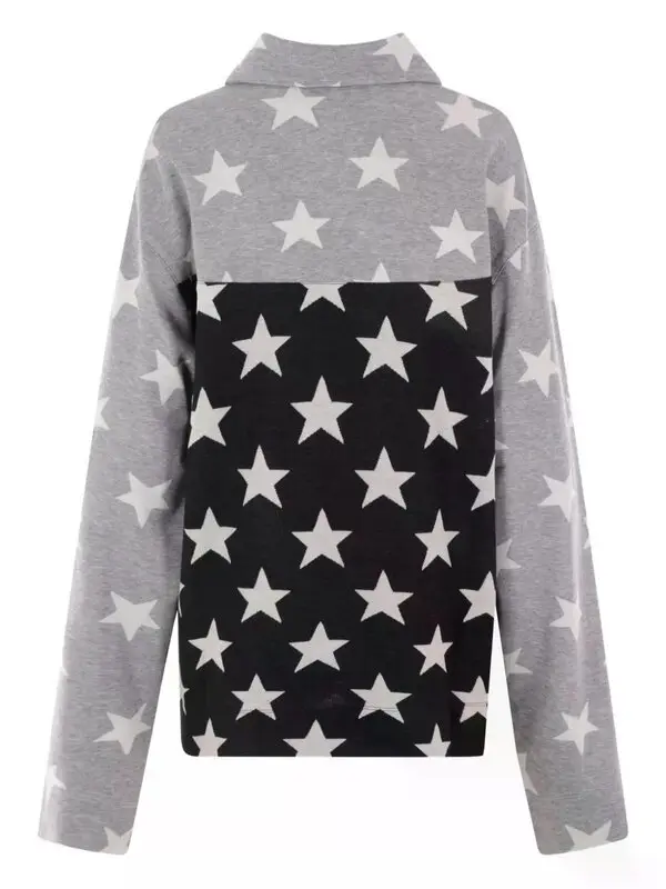 REWARD IF FOUND Star-print Polo Top