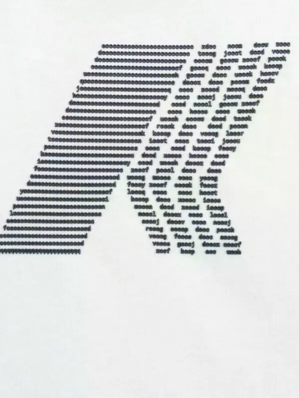 K-WAY Odom Ascii Code Print T-shirt