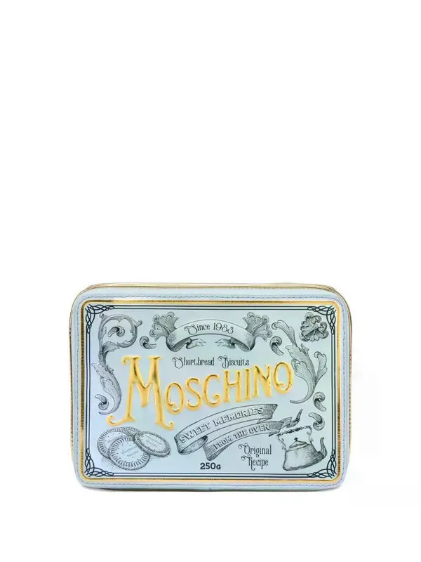 Moschino Embossed Clutch