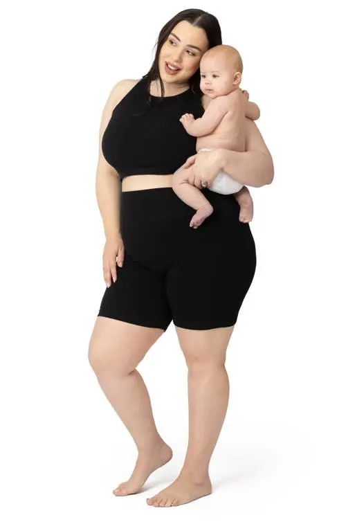 KINDRED BRAVELY Busty Sublime Maternity & Nursing Longline Bra Top - Black