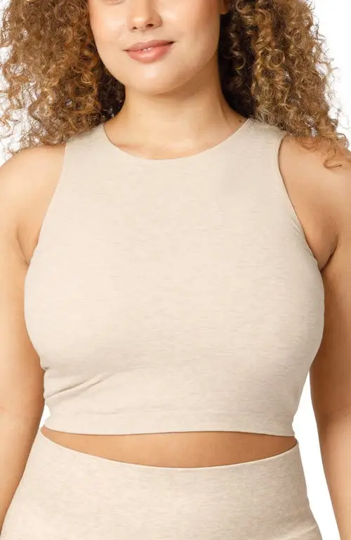 KINDRED BRAVELY Busty Sublime Maternity & Nursing Longline Bra Top - Oatmeal Heather
