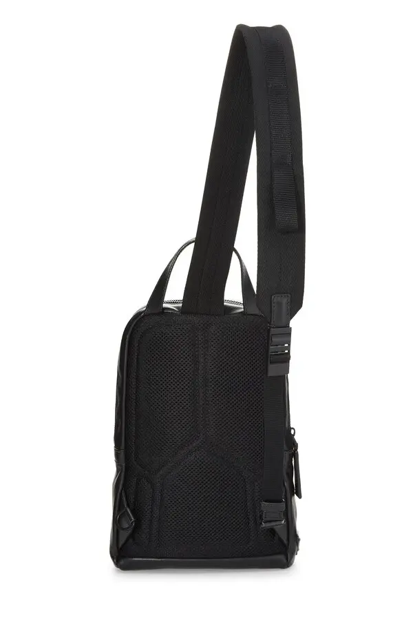 Prada Leather Sling Backpack - Black