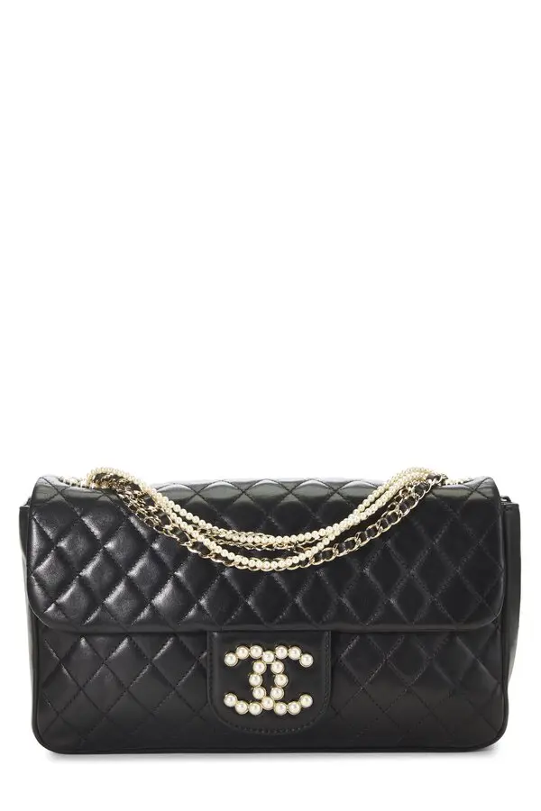 Chanel Quilted Lambskin Westminster Pearl Flap Bag