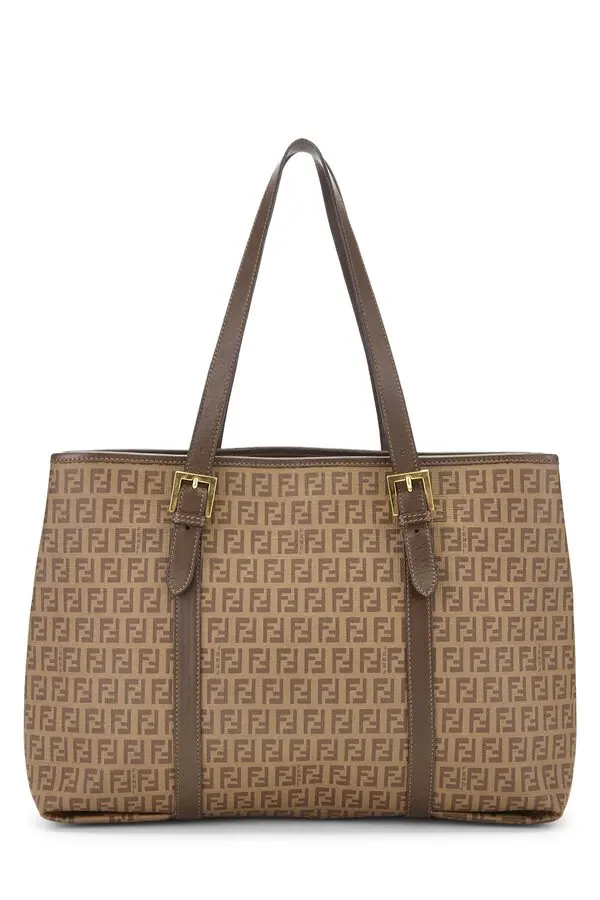 Fendi Zucchino Coated Canvas Tote