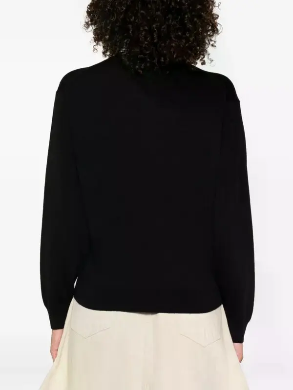 Kenzo Flower-embroidered Wool Sweater