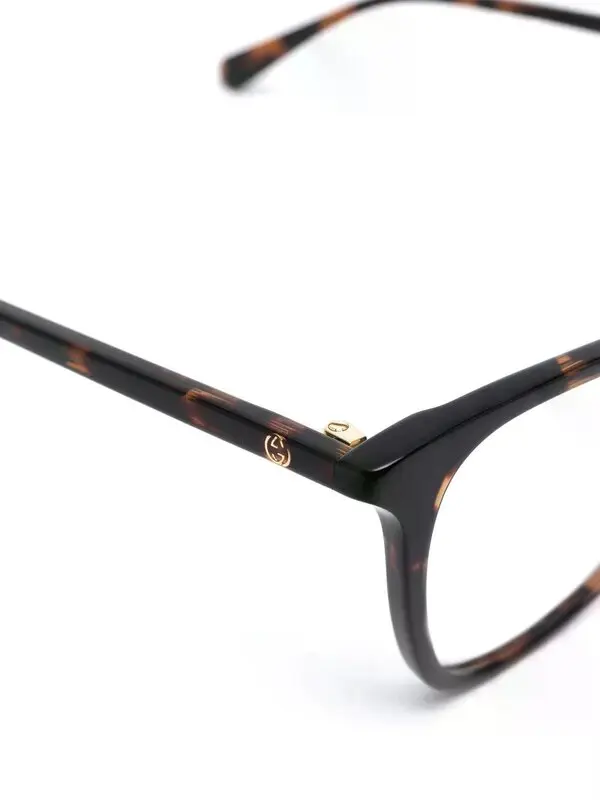 Gucci Tortoiseshell-effect Gg Glasses
