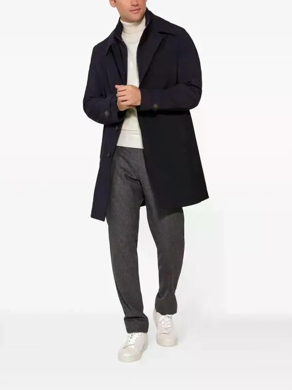 NORWEGIAN WOOL Tech Rainproof Trench Coat