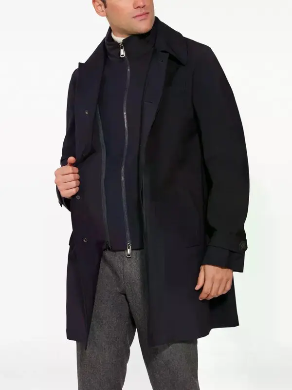 NORWEGIAN WOOL Tech Rainproof Trench Coat