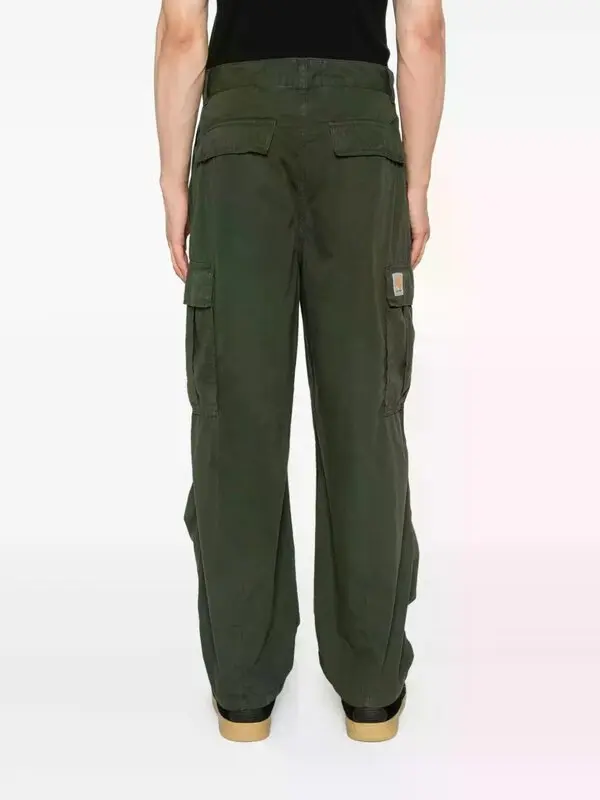 Carhartt Work In Progress Cole Cargo-pocket Trousers - Green