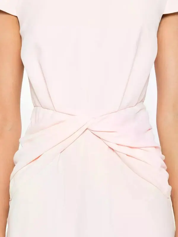 Alexander McQueen Twist-detail Midi Dress