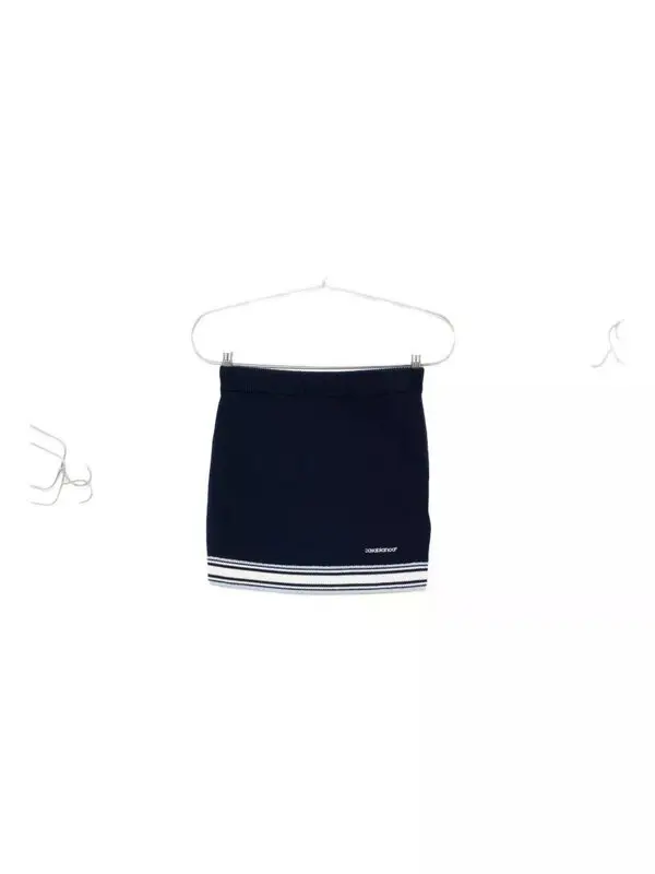 Casablanca Striped Tennis Skirt - Blue