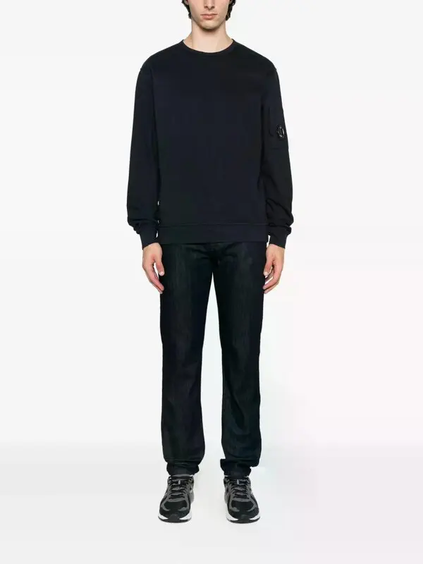 C.P. COMPANY Logo-detail Sweatshirt - Blue