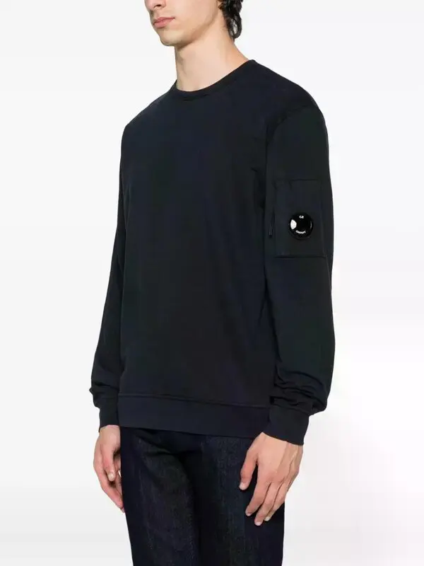 C.P. COMPANY Logo-detail Sweatshirt - Blue