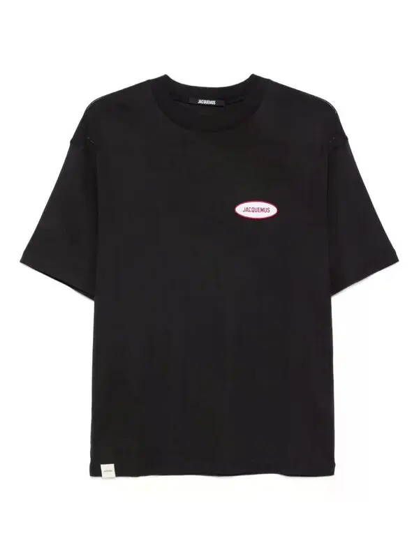 Jacquemus The Stazione Oval-patch T-shirt
