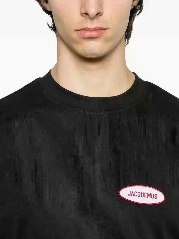 Jacquemus The Stazione Oval-patch T-shirt