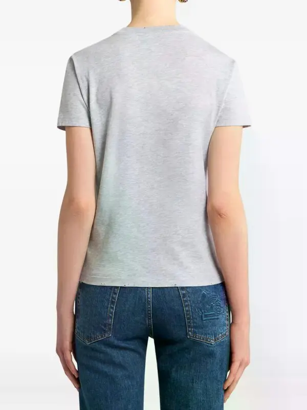 Etro Paisley-print T-shirt - Grey