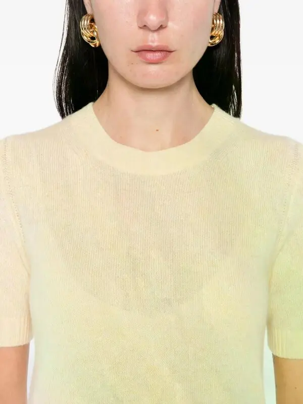 Guest In Residence Compass Cashmere T-shirt - Neutrals