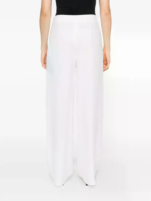 Giorgio Armani Button-fastening Silk Trousers