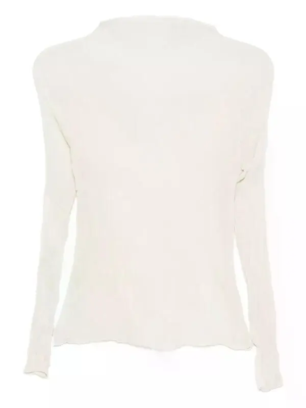 Issey Miyake Semi-sheer Blouse - Neutrals