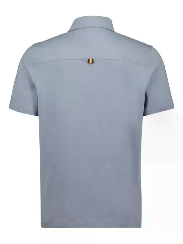 K-WAY Short-sleeve Cotton Polo Shirt - Grey