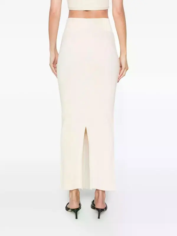 Wardrobe.NYC Cotton High-rise Skirt - Neutrals