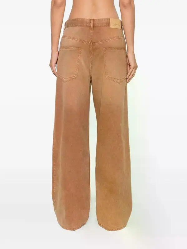 Isabel Marant Étoile Pleat Front Straight-leg Jeans
