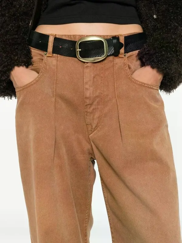 Isabel Marant Étoile Pleat Front Straight-leg Jeans
