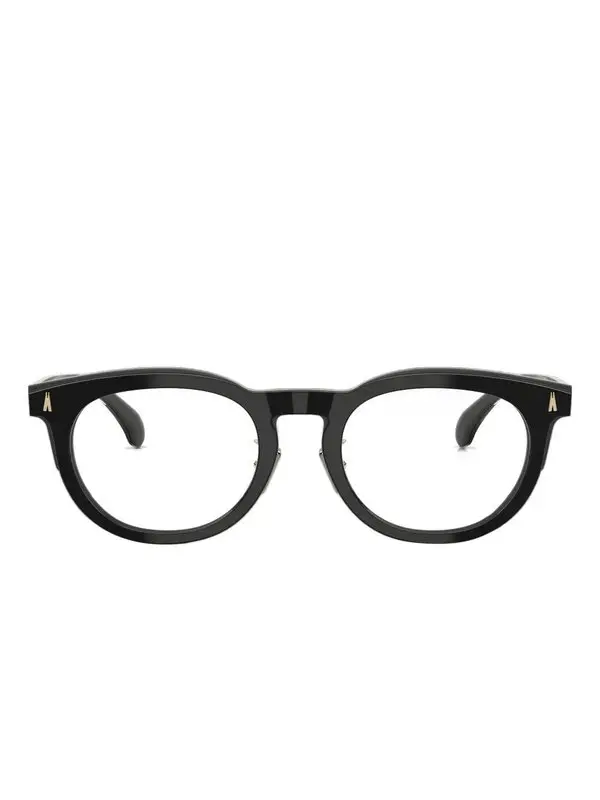 Moncler Gold-tone Detailing Round Frames