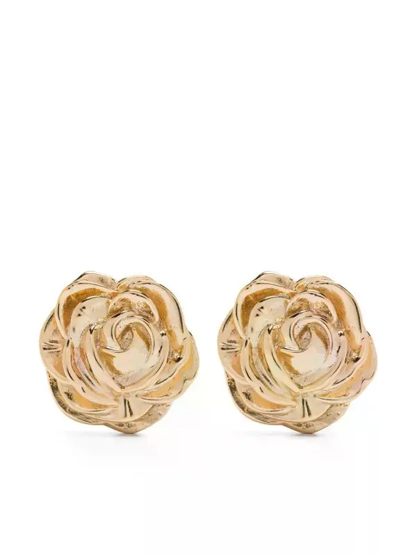 Magda Butrym Rose-shaped Stud Earring - Gold