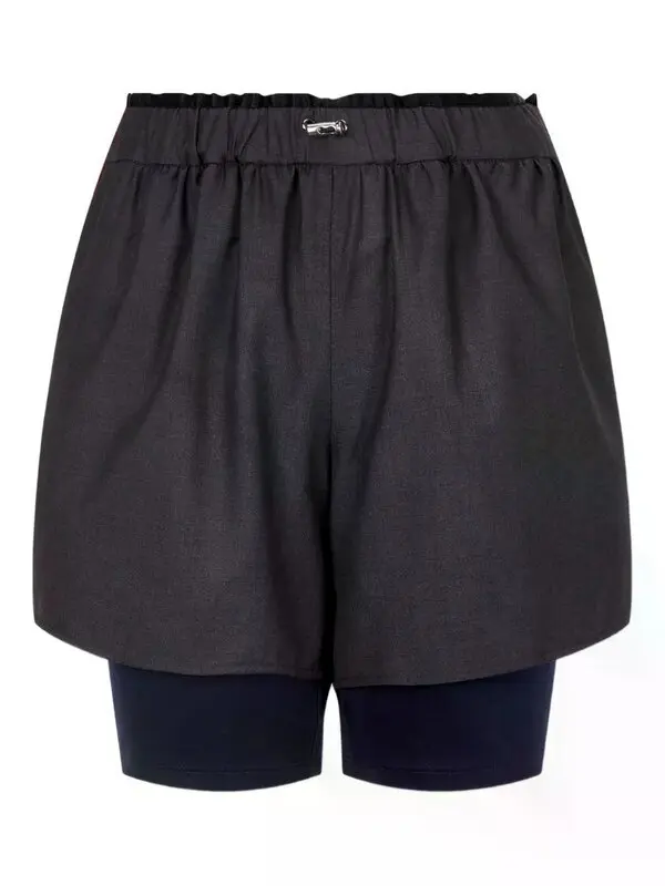 STUDIO TOMBOY Layered Knee-length Shorts