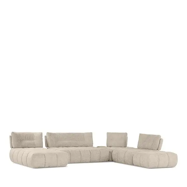 GIUSEPPE NICOLETTI Ballare 6 Piece Sectional - Baobab - Beige