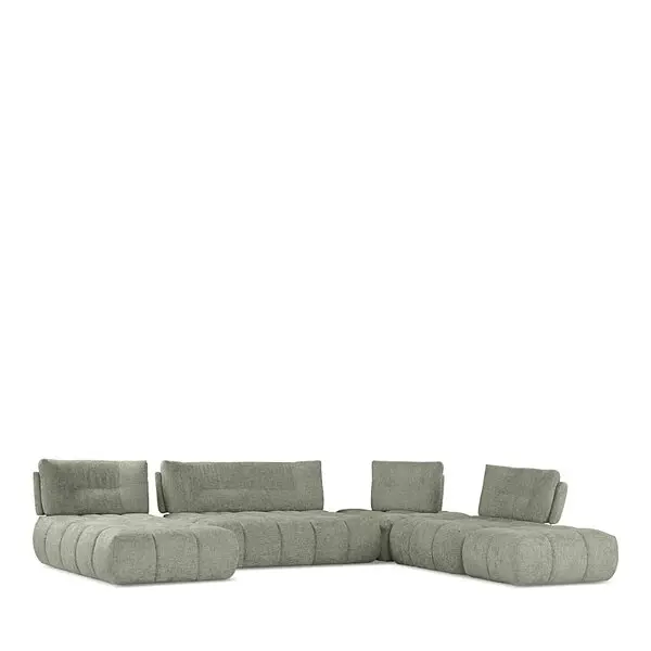 GIUSEPPE NICOLETTI Ballare 6 Piece Sectional - Baobab - Muschio
