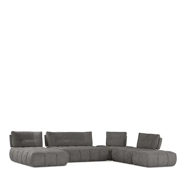 GIUSEPPE NICOLETTI Ballare 6 Piece Sectional - Baobab - Taupe