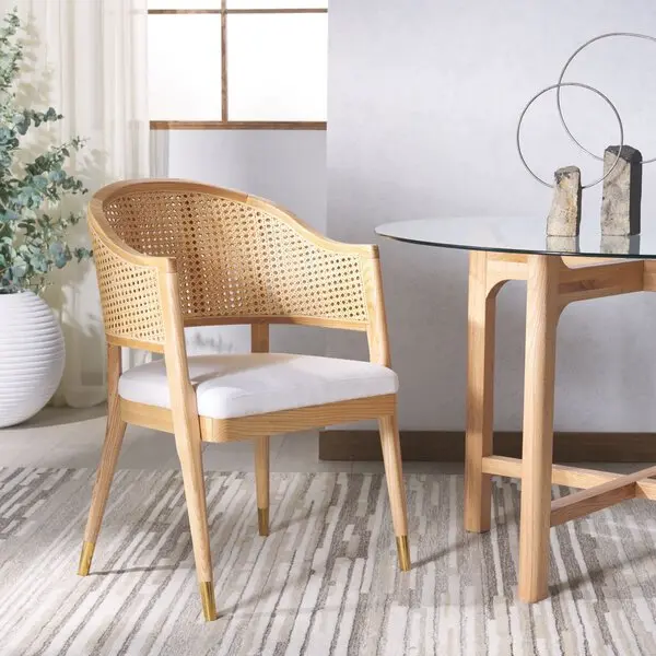 SAFAVIEH Rogue Rattan Dining Chair