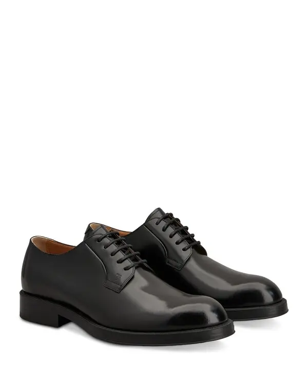 TOD'S Formale Gomma Derby Shoes - Black