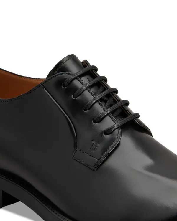 TOD'S Formale Gomma Derby Shoes - Black