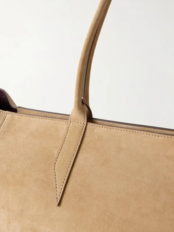 METIER Incognito 42 Cabas Suede Tote - Neutrals