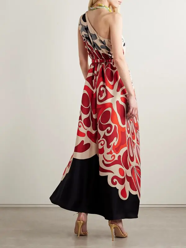 La DoubleJ Roy One-shoulder Maxi Dress