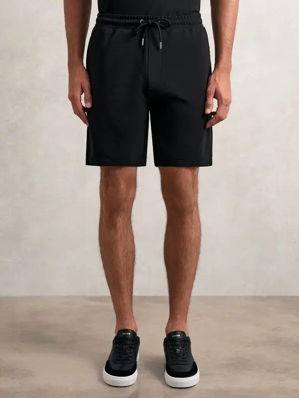 REISS Barber Textured Drawstring Shorts