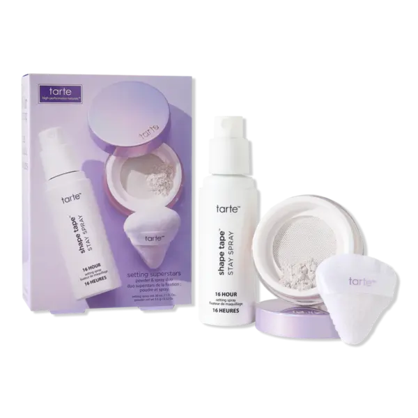 TARTE COSMETICS Setting Superstars Powder & Spray Duo - Translucent