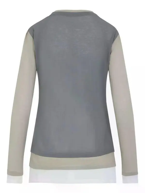 Miu Miu Layered Long-sleeve Top