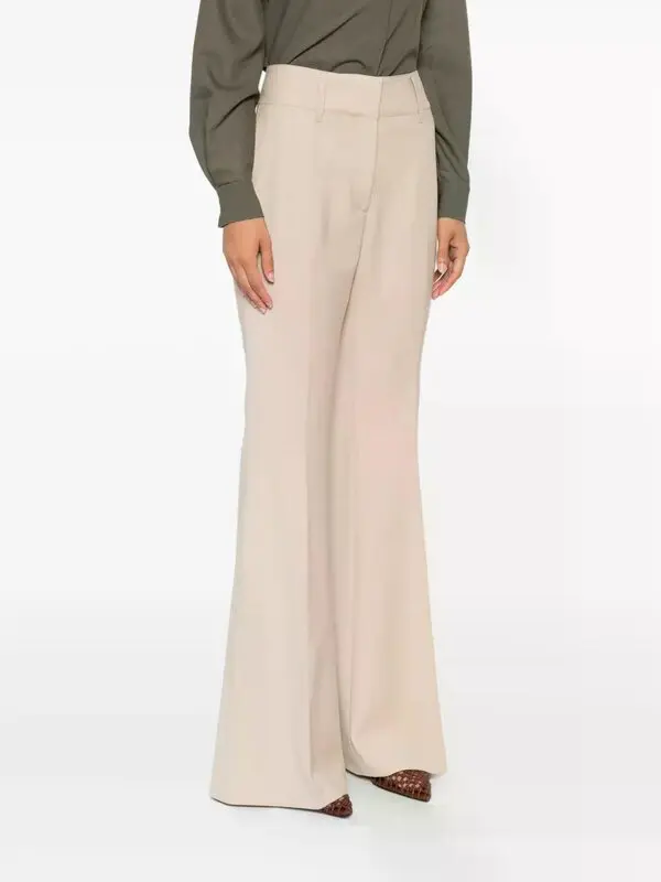 Gabriela Hearst Pleated Flared Trousers