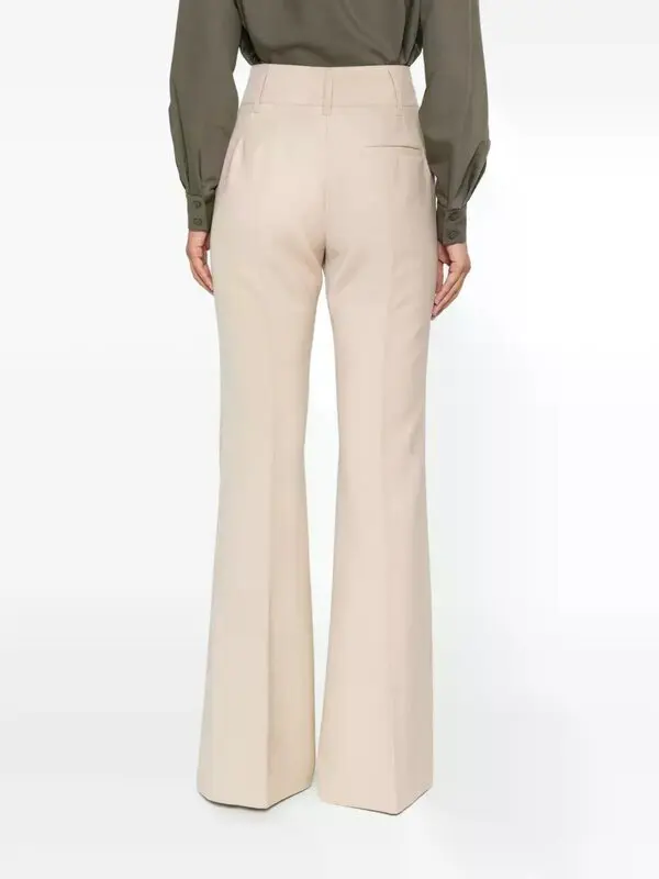 Gabriela Hearst Pleated Flared Trousers