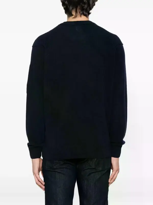 C.P. COMPANY Lens-detail Crew-neck Sweater