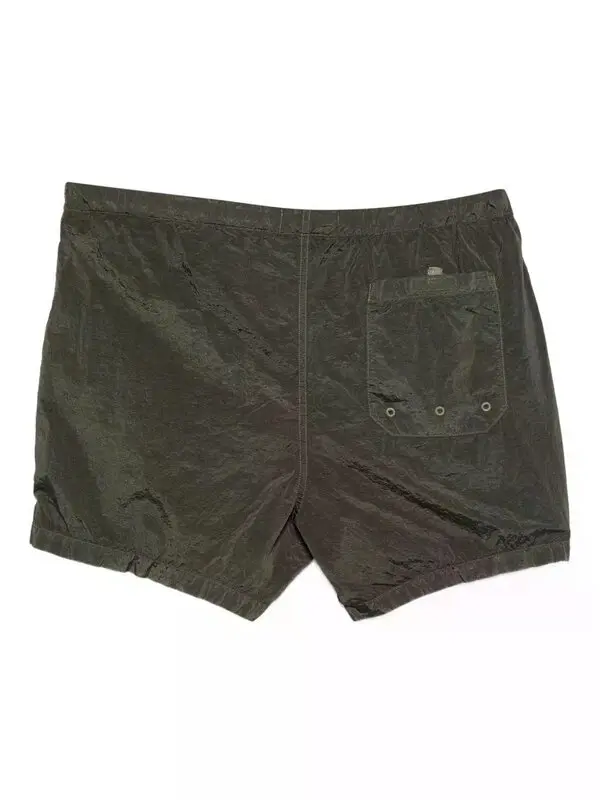 Stone Island Logo-patch Swim Shorts - Green