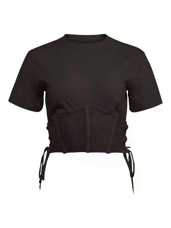 FLEUR DU MAL Sabrina T-shirt - Brown