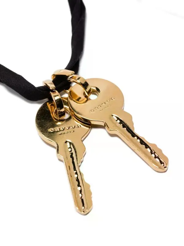 Carven Key-charm Necklace