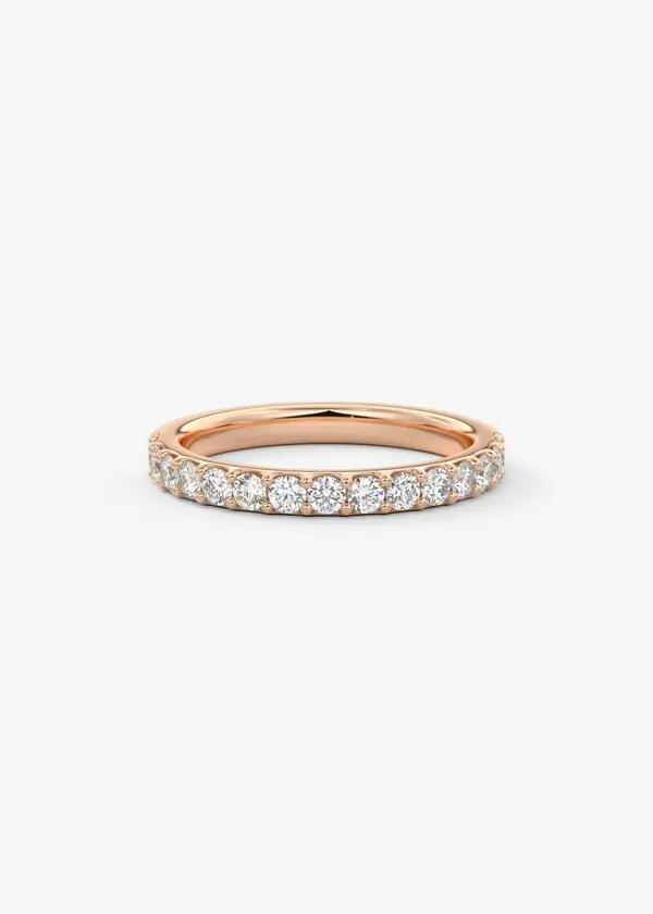 FRANK DARLING Classic Half Eternity 2.3mm Band - Yellow Gold