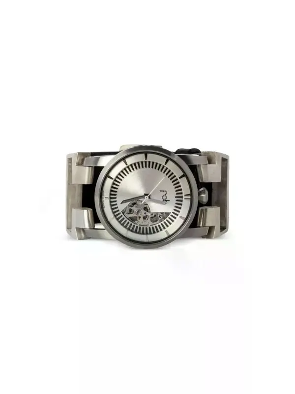 PARTS OF FOUR Buckle Skeleton 42mm Watch - Silver